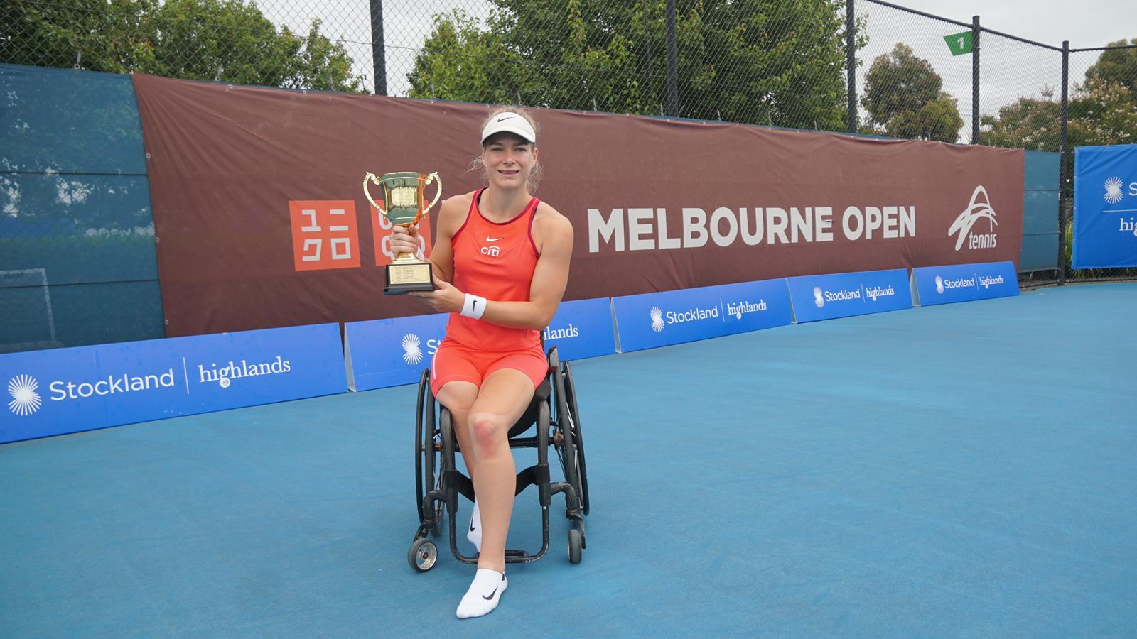 'I don't know how I won': De Groot, Oda, Schroder win Melbourne Open | ITF